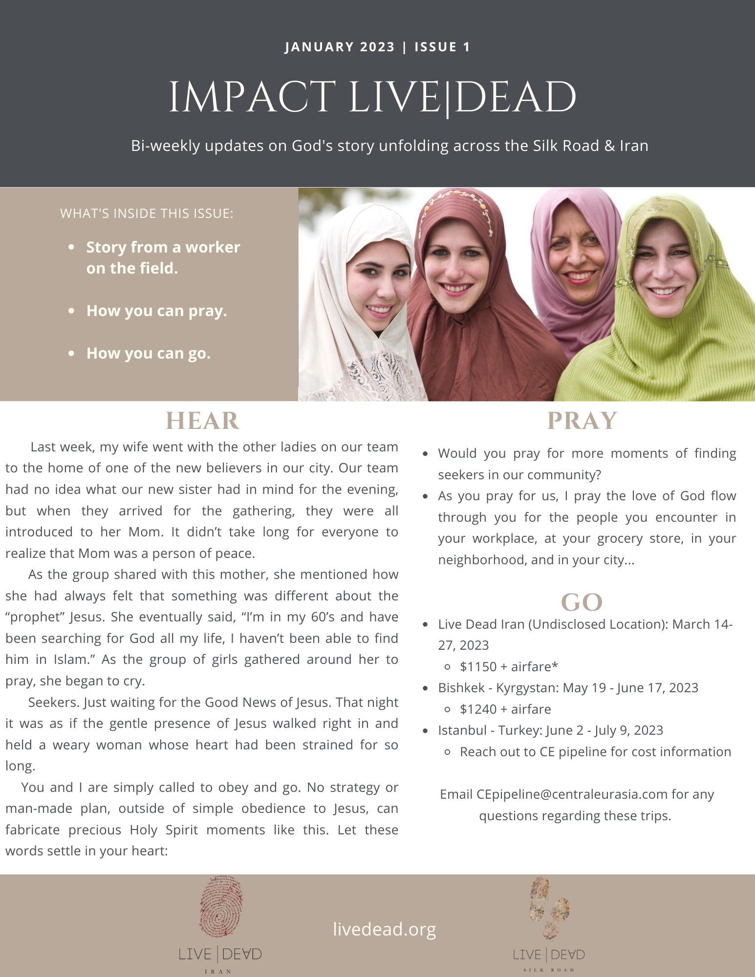 January 2023- Issue 1 - Live Dead